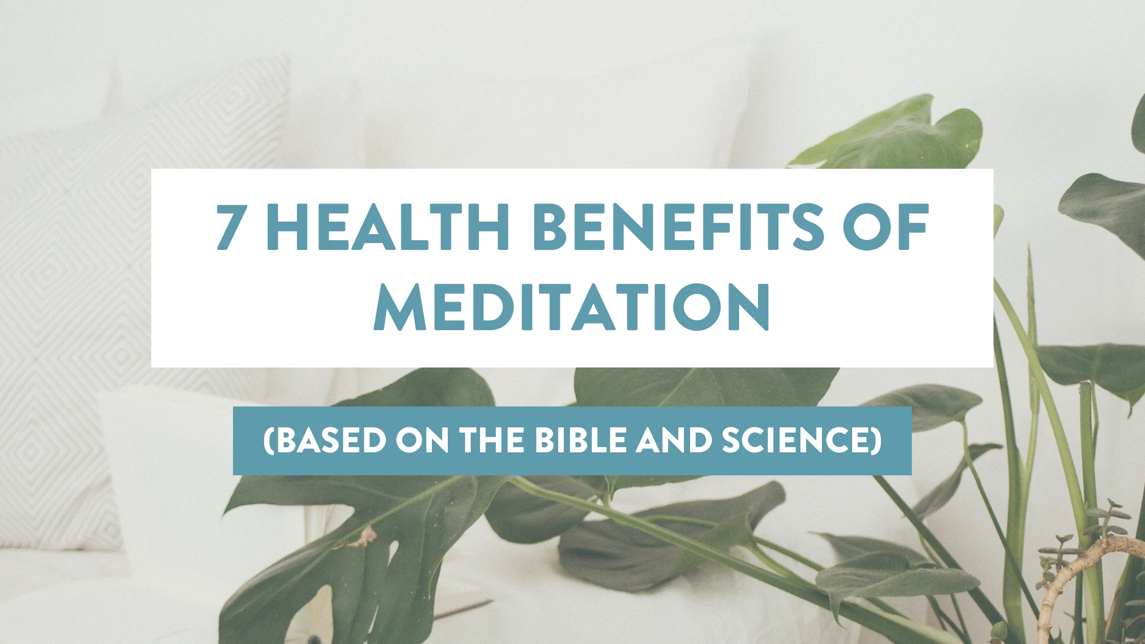 Meditation Benefits